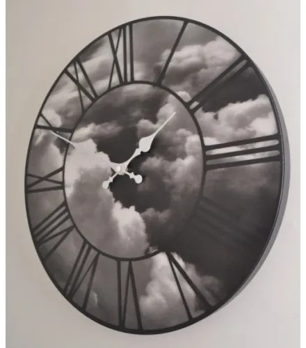 Designové nástěnné hodiny 3037 Nextime Clouds 39cm