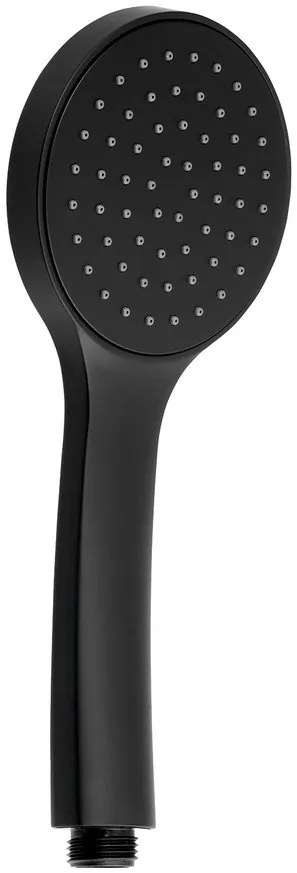 SAPHO - Ruční sprcha, 1 funkce, průměr 102mm, ABS/černá SK736