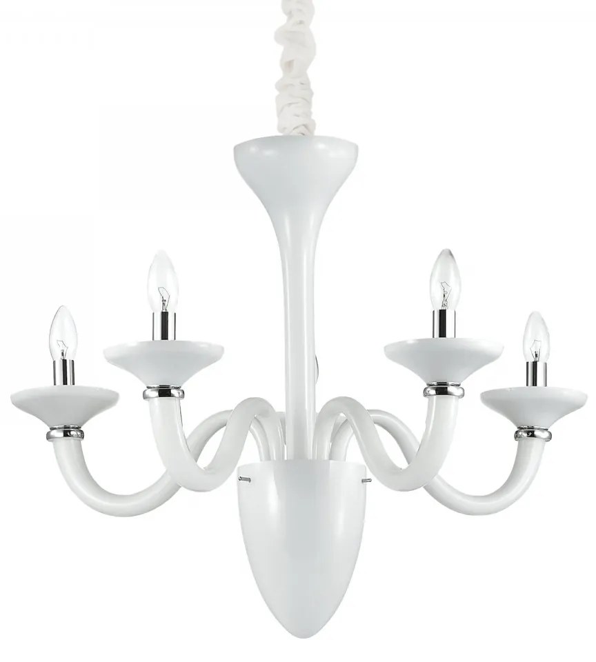 Ideal Lux 019383v lustr White Lady Bianco 5x40W|E14