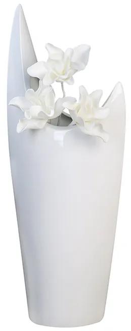 Bighome - Váza ALO, 70 cm - biela | BIANO