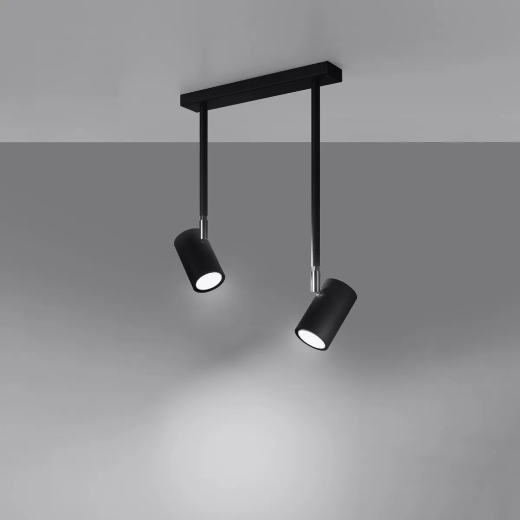 Sollux Lighting Stropní svítidlo NORANO 2 černé