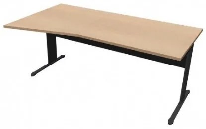 Tvarový kancelářský stůl Ergo s ABS hranou - 180 cm levý - ER5018L - 3D4621