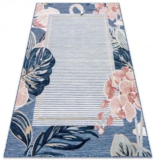 Dywany Łuszczów Kusový koberec Botanic 65240 Flamingo navy ROZMĚR: 137x190