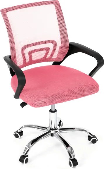 Dětská otočná židle růžová KA-L103 PINK