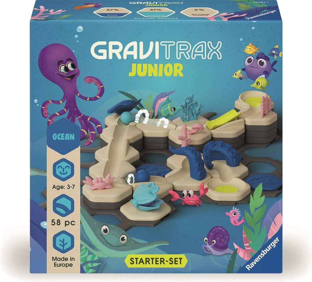 Ravensburger 245840 gravitrax junior startovní sada oceán