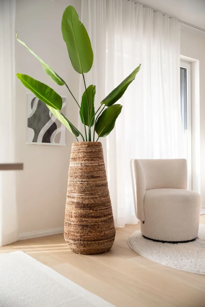 Pokojový květináč ROTA, vodní hyacint, průměr 46 cm, natur