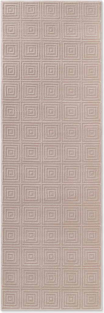 ELLE Decoration, Běhoun Perles 106183 Cream Beige z kolekce Elle, 80x240, béžová, ložnice