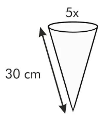 Zdobicí sáček s mini tryskou DELÍCIA 30 cm, 5 ks