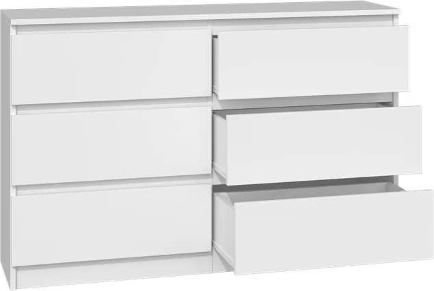 FALCO Komoda Malvína M6 120 bílá