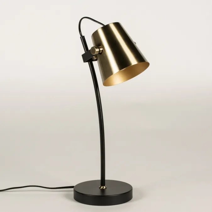 Stolní designová lampa Laventa Black and Gold