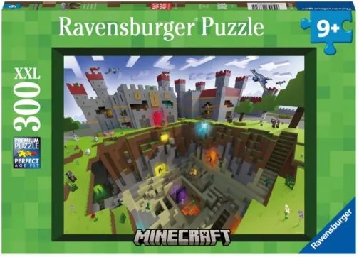 Ravensburger Puzzle Minecraft 300 XL dílků