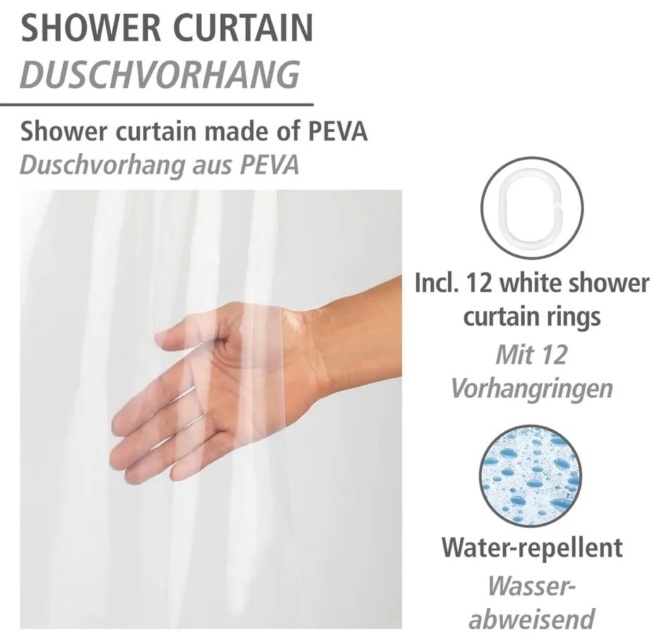 Sprchový závěs 180x200 cm Salda – Wenko