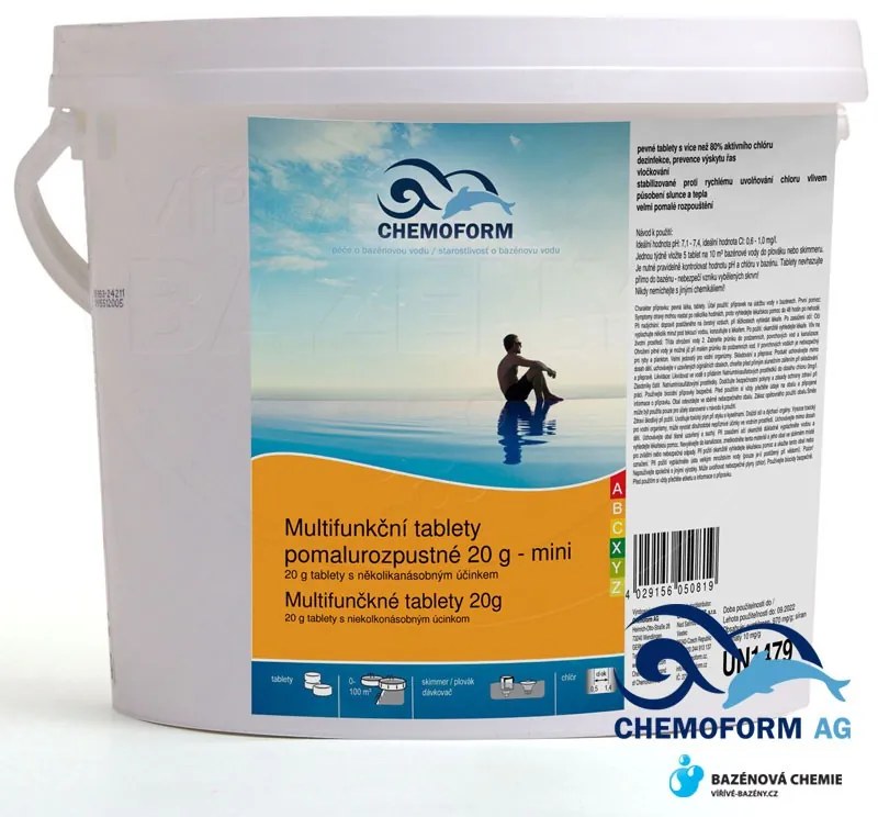 CHEMOFORM Multifunkční tablety mini 20g - 50 kg
