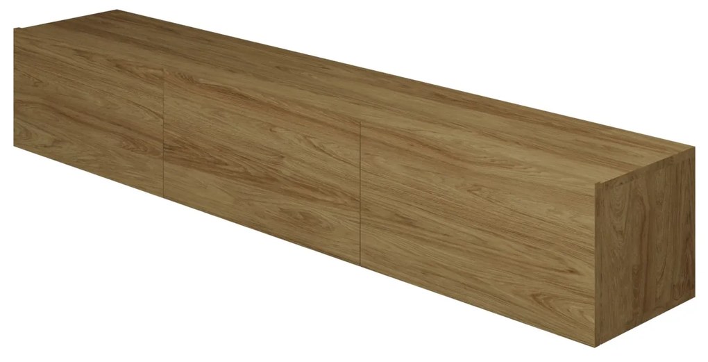 Závěsný TV stolek Dallas 160 cm dub Hickory