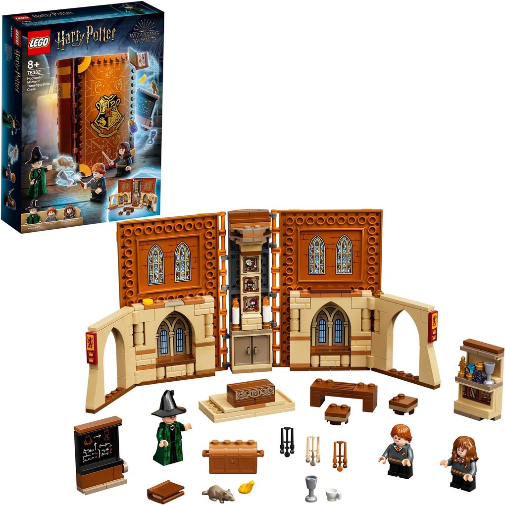 Lego stavebnice lego harry potter 76382 kouzelné momenty z bradavic: hodina přeměňování