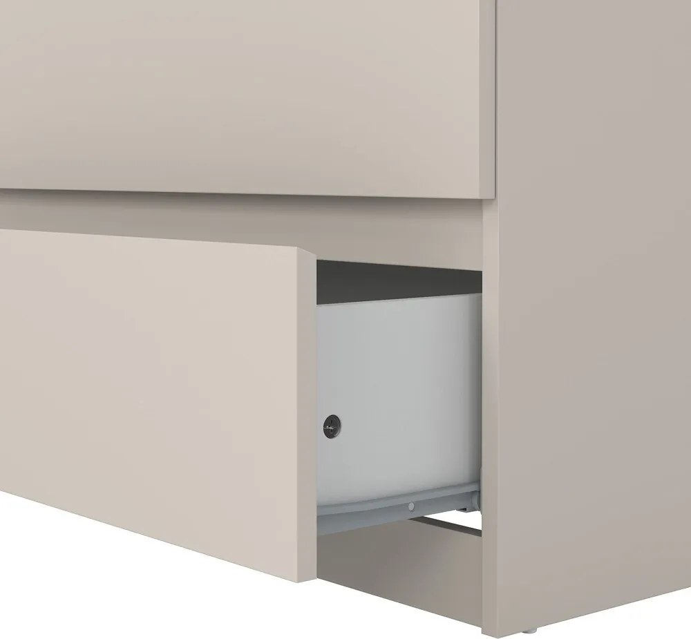 Krémová komoda 77x76x50 cm Naia – Tvilum