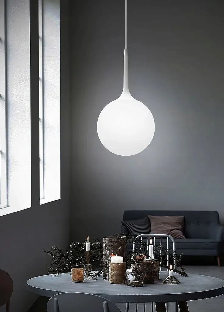 Toolight - Stropní lampa Cary 20cm 1xE27, bílá, OSW-00034