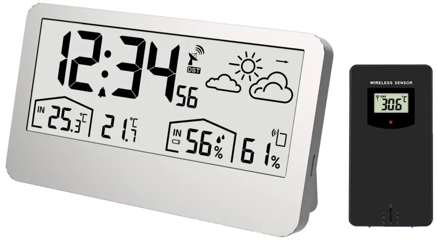 JVD Digitální rádiem řízená meteorologická stanice JVD RB3407.2