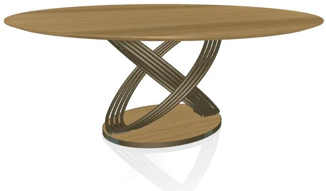 BONTEMPI - Kulatý stůl Fusion dřevěný