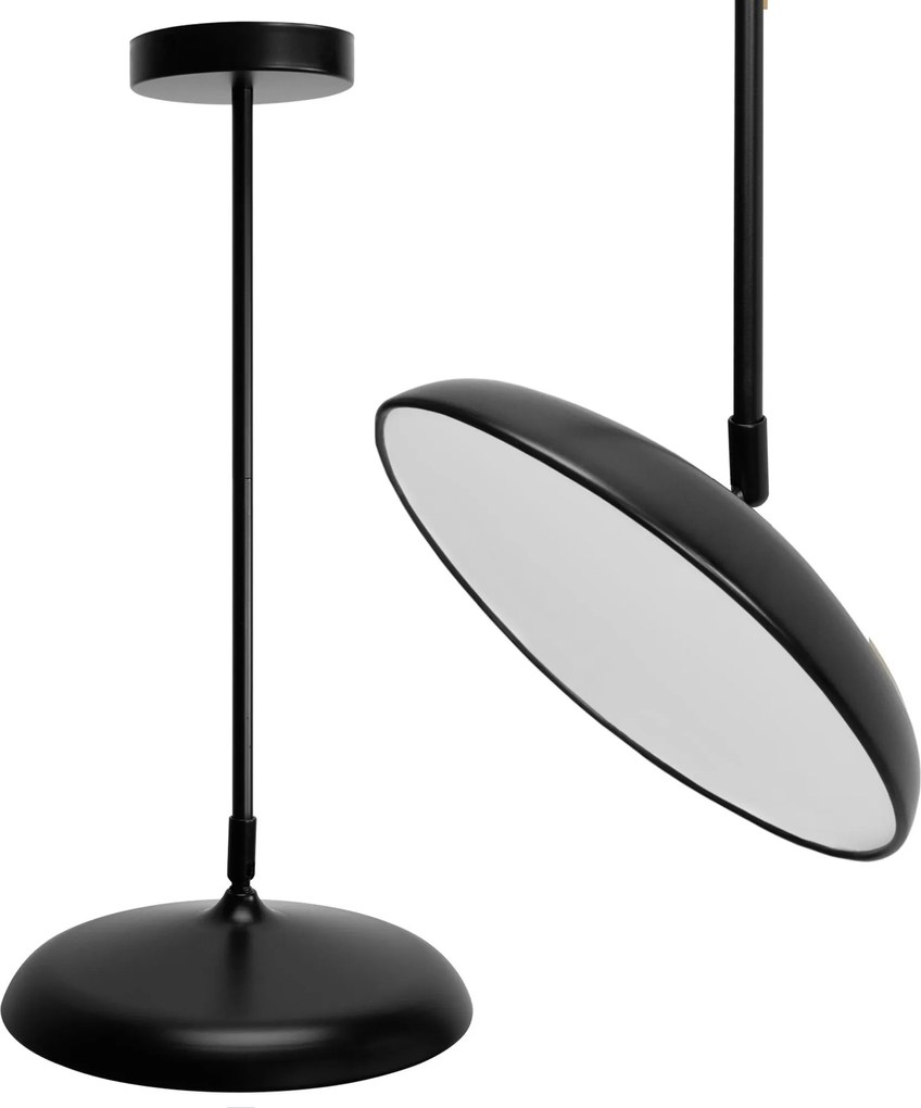 Toolight Toolight, LED stropní svítidlo APP1280-CP Black, černá matná, OSW-05182
