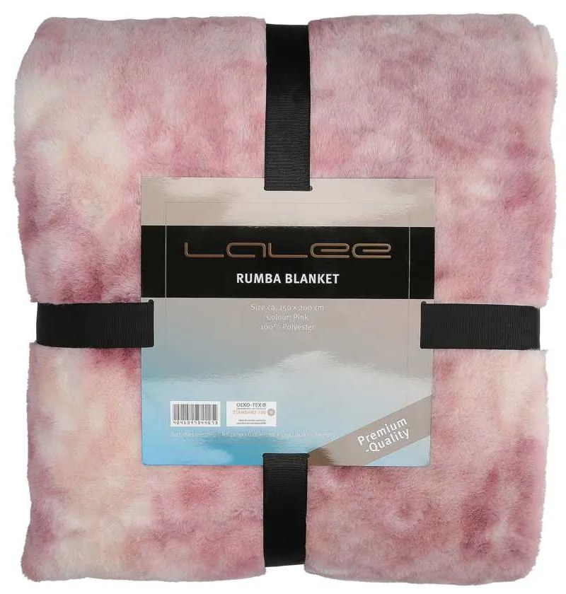 Lalee Deka Rumba Blanket Pink Rozměr textilu: 150 x 200 cm