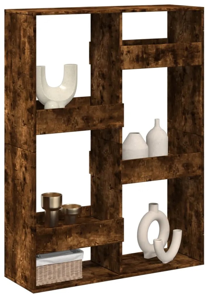 Dělící stěna kouřový dub 100 x 33 x 135 cm kompozitní dřevo 3309559