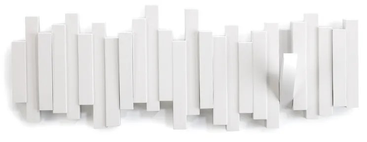 Bílý sklápěcí věšák Sticks Umbra