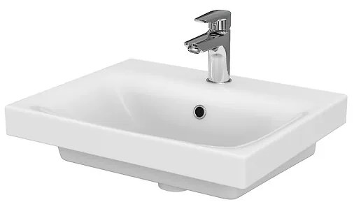 Cersanit - SET skříňka + umyvadlo, šedý lesk, Moduo 50, S801-219-DSM