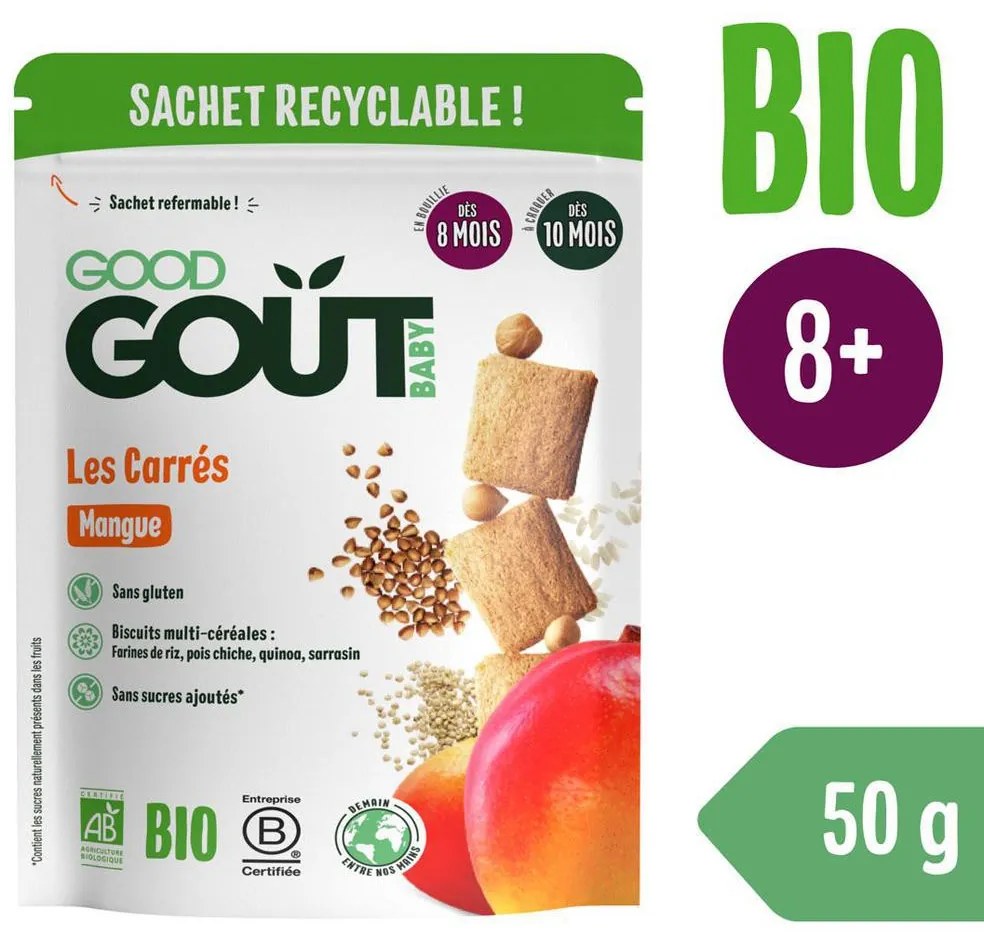 Good Gout BIO Mangové polštářky (50 g)