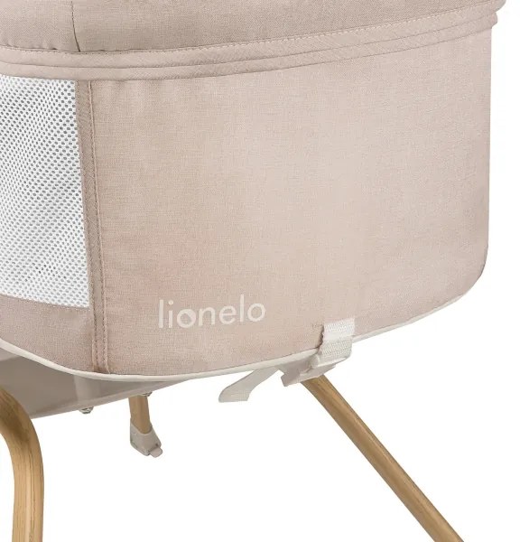 Lionelo - Cestovní postýlka MALIN EVO Beige Natural