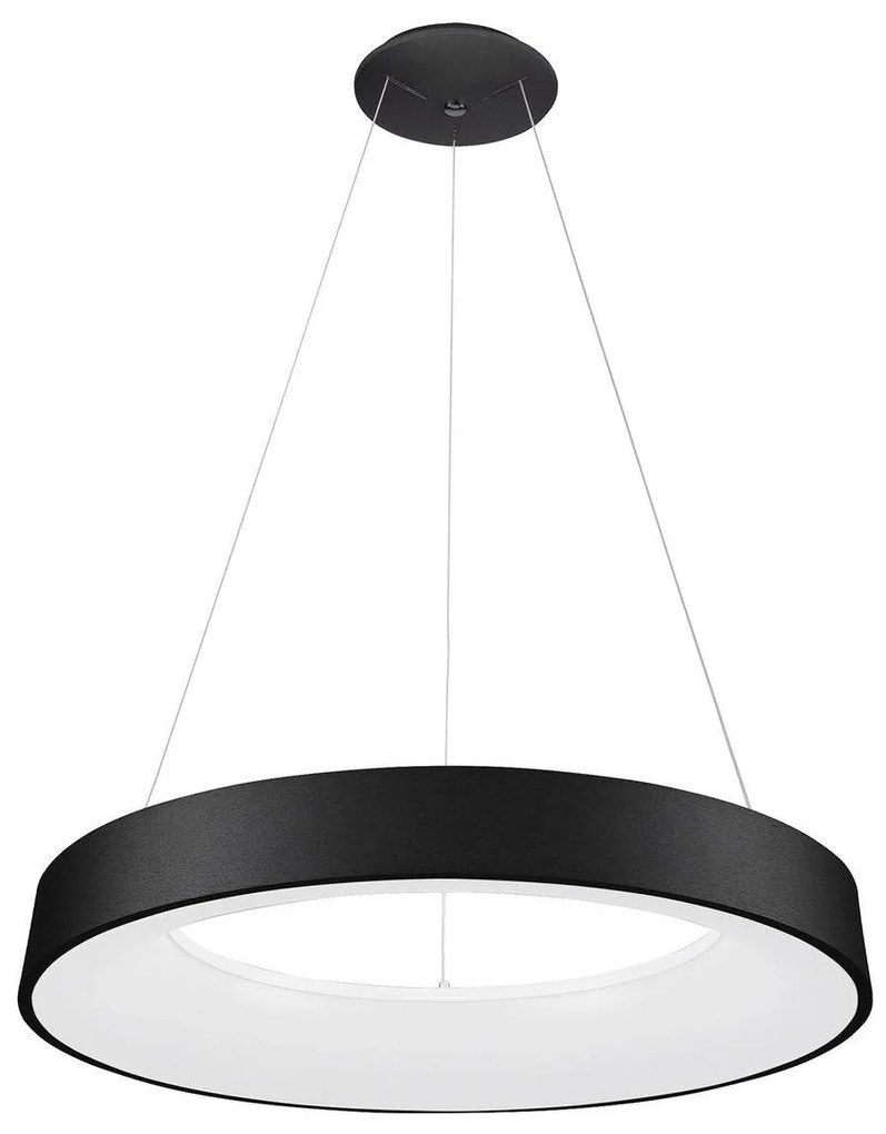 Závěsné LED osvětlení GIULIA, černé, 80W Italux Giulia 5304-880RP-BK-3