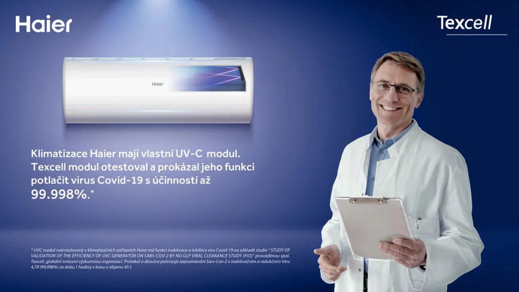 Klimatizace Haier pearl 1+2 (3,2kW + 3,2kW) Multi-split R32