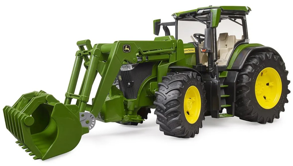 Bruder Traktor John Deere 7R 350 s čelním nakladačem