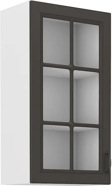 Kuchyňská skříňka Stilo 40 GS-90 1F korpus bílá, dvířka šedá