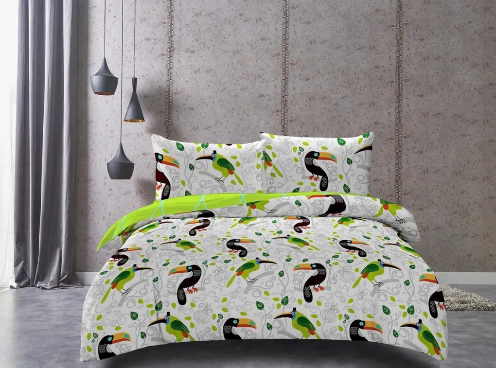 Bavlněné povlečení DecoKing Ducato TOUCAN