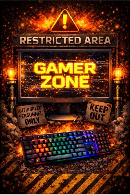Protiskluzový herní koberec Restricted
