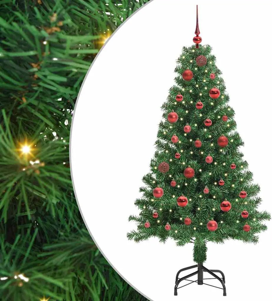 Umělý vánoční stromeček Zelená 150 cm PVC, ocel a plast 3396900