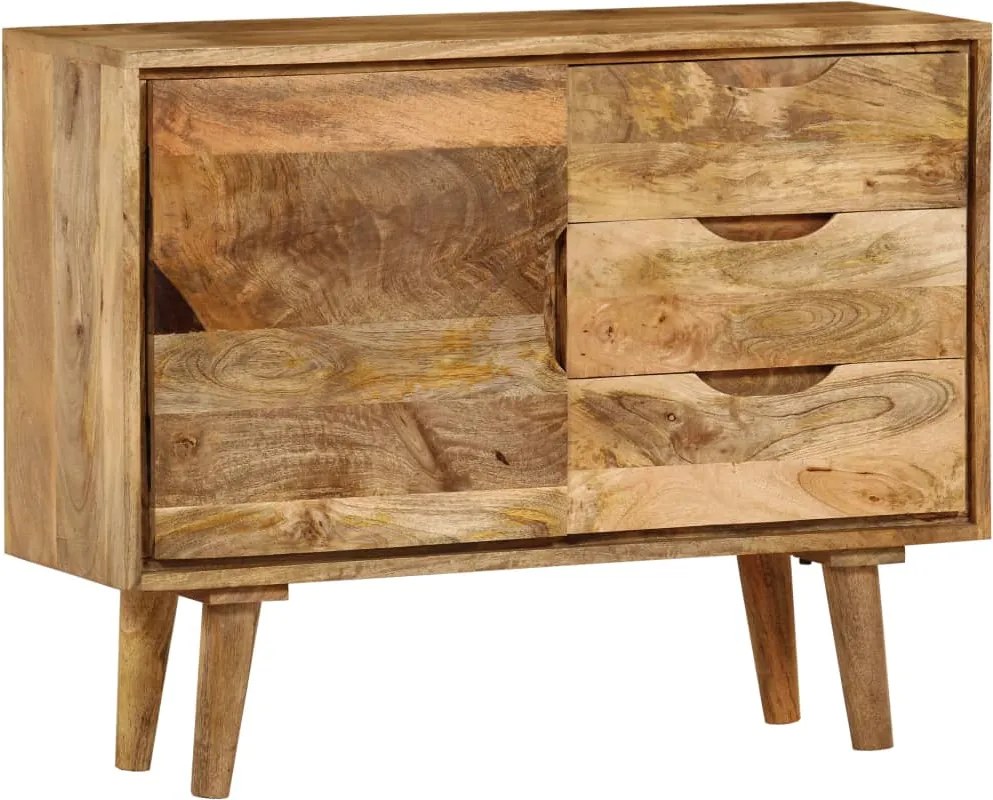 Příborník masivní mangovníkové dřevo 90 x 30 x 69 cm 246789