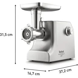 Tefal - Mlýnek na maso 8v1 2200W/230V stříbrná