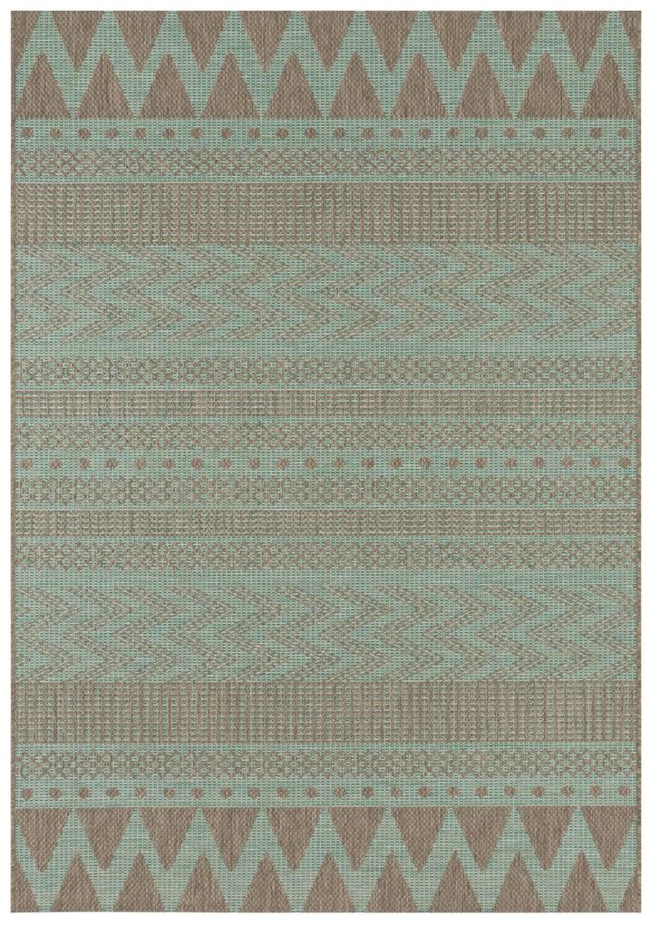Bougari - Hanse Home koberce Kusový koberec Jaffa 103880 Green/Taupe - 70x140 cm