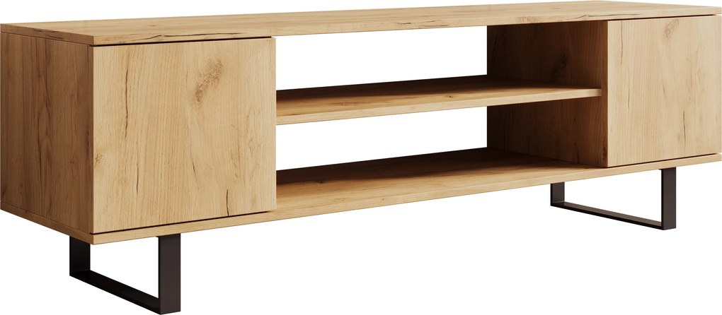ADRK Furniture Skříňka RTV Lofter 155 cm RTV-LOF-OC-155