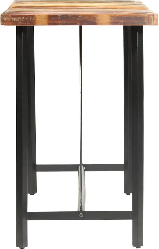 Barový stůl 180 x 70 x 107 cm masivní recyklované dřevo 286595