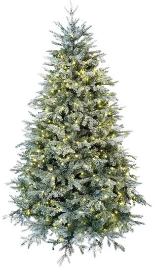 Umělý vánoční stromeček 3D Smrk Stříbrný 180cm 550LED