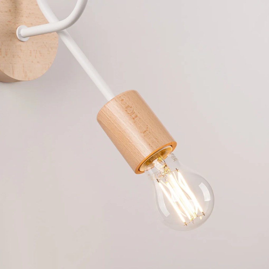 Sollux Lighting Nástěnné svítidlo EMBER bílé