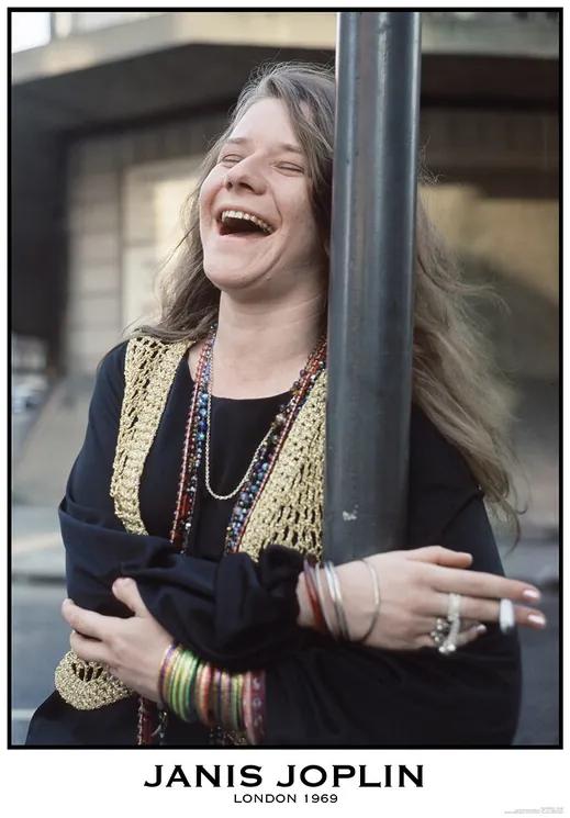 Plakát, Obraz - Janis Joplin - London 1969