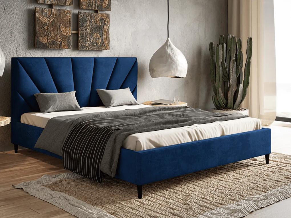 Manželská postel s roštem 160x200 cm Keren Barva: Šedá - Jasmine 96