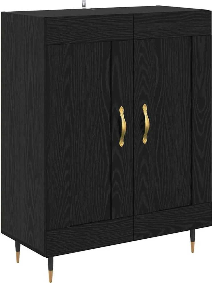 Vysoký bufet Černý dub 69,5 x 34 x 90 cm Kompozitní dřevo 3402757