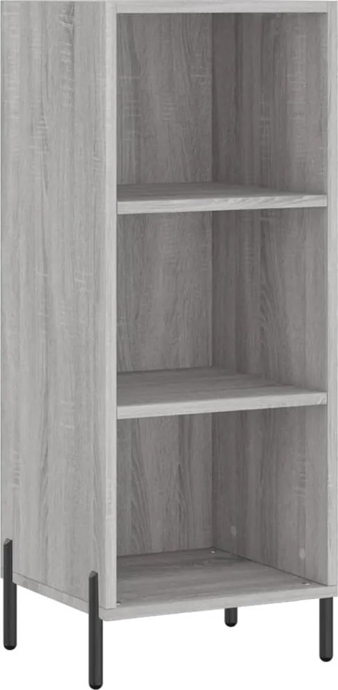 vidaXL Skříň highboard 34,5 x 34 x 180 cm kompozitní dřevo [3199375] Barva: Betonová šedá