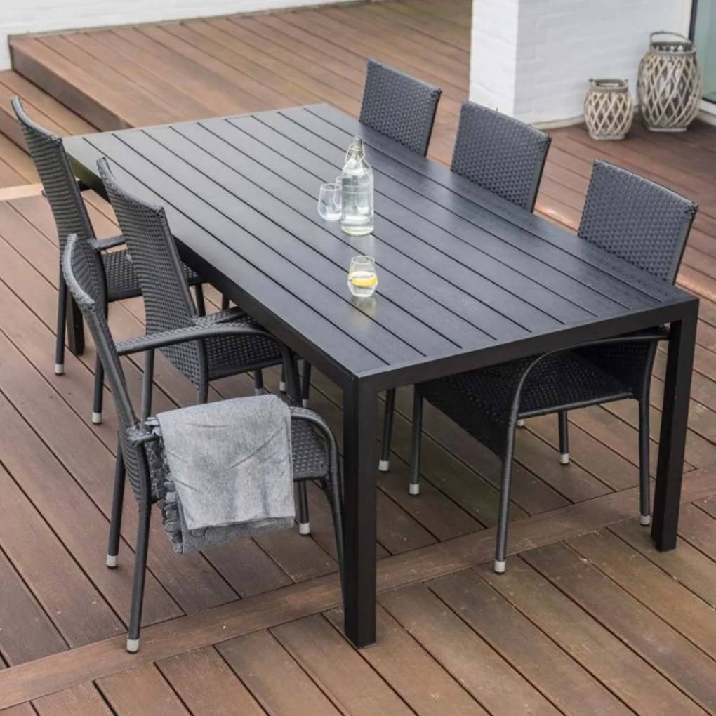Vikio Zahradní set 190x90 pro 6 osob DT254-190 antracit