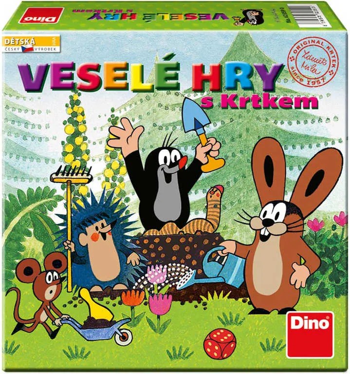DINO Hra Veselé hry s Krtkem (Krteček) set 5 her 5v1 *SPOLEČENSKÉ HRY* dn623590